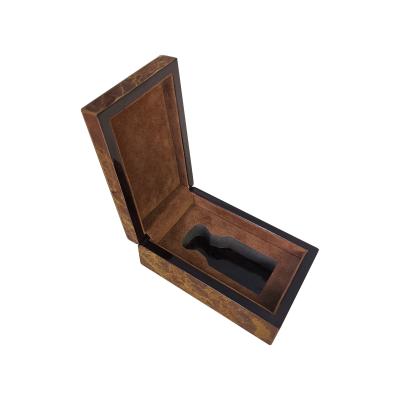 China Handmade Luxury Wooden Perfume Box with High Gloss Varnish ISO9001 200x150x100mm for sale
