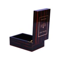 China High Glossy MDF Perfume Box with Velvet Lining for Essential Oil Gift Packaging Customizable for sale