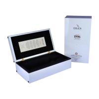 China Luxury MDF Wooden Wine Gift Box with Piano Lacquer Custom Logo for Whisky Brandy Vodka Tequila 750ml for sale