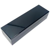 China Custom Black Glossy Luxury Pen Display Box - Wooden Case for Premium Pens with Logo Imprint for sale