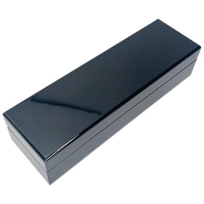 China Custom Black Glossy Luxury Pen Display Box - Wooden Case for Premium Pens with Logo Imprint for sale