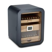 China Custom High-End Cigar Humidor Case with 20cm+ Cedar Wood, 80-90GU Gloss Finish & Laser Engraving for sale