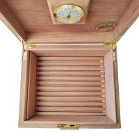 China Piano Lacquer Pine Wood Cigar Humidor Box with 8%-12% Moisture Control and Cedar Construction for sale