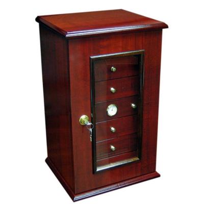 China Large Capacity Cigar Display Humidor Cabinet - 50-300 Cigar Storage with Smart Controls and High-Gloss Finish for sale