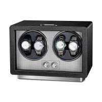 China 4-Slot Luxury Automatic Watch Winder Box with Mabuchi Motors and 8-Layer Piano Lacquer Finish for sale