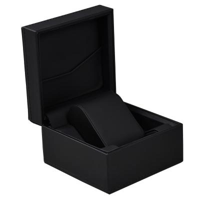 China Custom Single Leather Watch Case with Velvet Lining - 1 Watch Capacity, Premium PU Leather Construction for sale