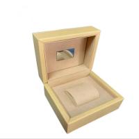 China Single Slot Watch Case with FSC Certified PU Leather for Large Watches up to 45mm - Personalized Metal Plate Design for sale
