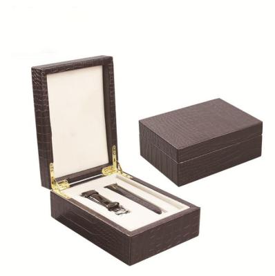 China Rectangular Personalized Leather Watch Box with Velvet Lining - 12 Watch Capacity Storage Organizer for Luxury Timepieces for sale