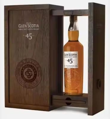 China Custom Double Door Luxury Wine Box MDF Matte Finish for Whisky Champagne Display for sale