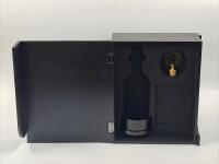 China Custom Luxury Wine Box High Gloss Finish Magnetic Closure 750ml Bottle Wood Gift Box with Satin Insert for sale
