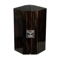 China Custom Recyclable Silk Print Logo Suede Wood Wine Box for Luxury Single Bottle Gift Packaging for sale