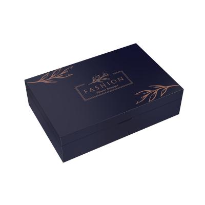 China Custom Piano Lacquer Luxury Wooden Perfume Packaging Box 3 Slot MDF Gift Box for sale