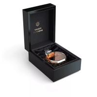 China Custom High Gloss Black Wooden Perfume Box for Men Women Cologne Packaging 100x100x100mm for sale