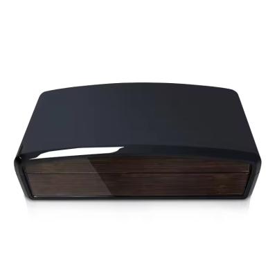China Custom Cedar Wood Cigar Humidor Box 50 Capacity High Gloss Luxury Storage with Tray for sale