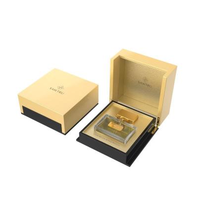 China High Gloss Lacquered MDF Wooden Perfume Box with Customizable EVA Lining 50ml 100ml for sale