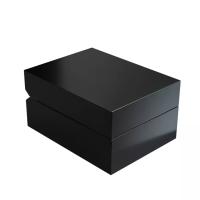 China Luxury Water Resistant Wooden Perfume Box 50ml 100ml Custom Logo High Gloss Finish for sale