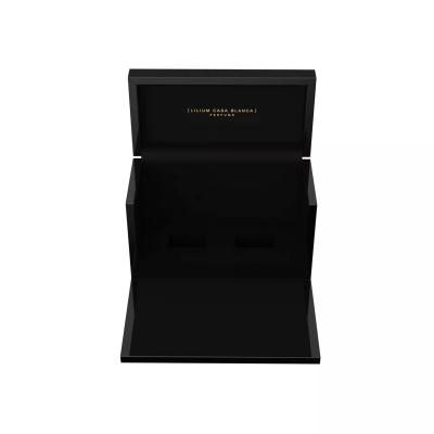 China High Gloss Lacquer Wooden Perfume Box for 50ml 100ml Bottles Custom Logo Embossing for sale