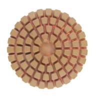 China 7 Steps Wet Polishing Pad for Concrete Abrasing Round Shape Package Gross Weight 0.740kg for sale