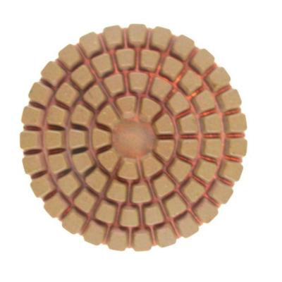 China 7 Steps Wet Polishing Pad for Concrete Abrasing Round Shape Package Gross Weight 0.740kg for sale