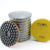China 7 Steps Wet Polishing Pad for Concrete Abrasing Round Shape Package Gross Weight 0.740kg for sale