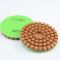 China 7 Steps Wet Polishing Pad for Concrete Abrasing Round Shape Package Gross Weight 0.740kg for sale