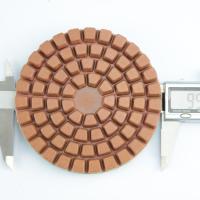 China 7 Steps Wet Polishing Pad for Concrete Abrasing Round Shape Package Gross Weight 0.740kg for sale