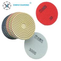 China Dry Diamond Floor Polishing Pad Metal Nest Package Gross Weight 0.740kg Can Customize for sale