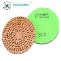 China 3-Step Dry Polishing Pad for Granite Marble Sandstone 4 Inch Heat Dissipation 0.500kg for sale