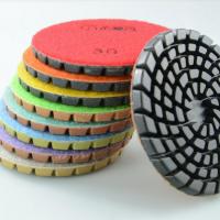 China 0.740kg Package Gross Weight Xr 3-Step Diamond Polishing Pad Floor Grinding and Polishing for sale