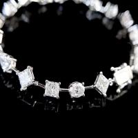 China 14K Brilliance Lab Grown Man Made Diamond Bracelets Star Fashion Style for sale