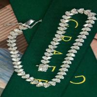 China 18K Customizable Tennis Bracelet with Lab Grown Diamond and Full Diamond Water Drop for sale