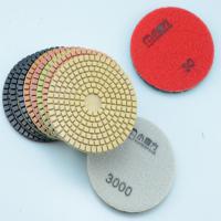 China Stone Marble Granite 7-Step Diamond Polishing Pads 50-3000 Grit Durable and Cup Design for sale