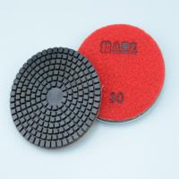 China Stone Marble Granite 7-Step Diamond Polishing Pads 50-3000 Grit Durable and Cup Design for sale