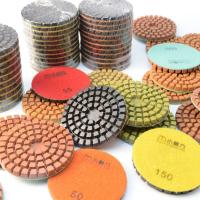 China XINRUI-PAD Diamond Polishing Pads 50-3000 Grit for Concrete Wet/Dry Grinding/Polishing for sale