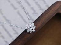 China 0.100kg Package Gross Weight 42cm Length Xinrui Lab Grown Diamonds CVD/Hpht Diamond Necklace for sale