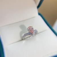 China 18K White Gold Diamond Ring Collection Customizable Lab Diamond Jewelry with Diamonds for sale