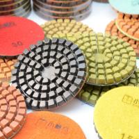 China 0.740kg Xinrui Diamond Polishing Pad for Concrete Polishing 50 100 200 400 800 1500 3000 for sale