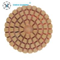 China Customizable Resin Bonding Xinrui Diamond Polishing Pad for Glazed Tile Polishing for sale
