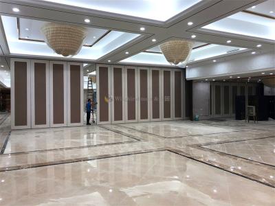 China 45dB Soundproof Banquet Hall Partition Wall - 85-100mm Thickness with B1 Fireproof Rating and Custom Sizing for sale