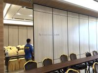 China Acoustic Folding Partition Wall 500-1228mm Width with Class A Fire Rating and 2000-6000mm Height Options for sale