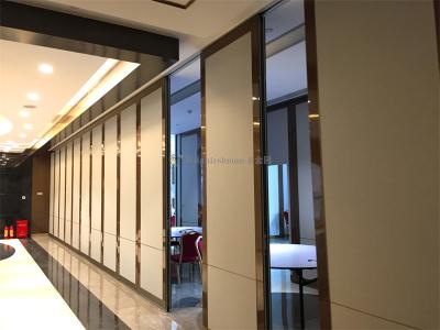 China 80mm Soundproof Folding Wall Panel 1200x2400mm with NRC 0.85 Rating for Office and Studio Applications for sale