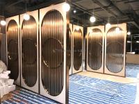 China Class A Fire Rated Movable Partition Wall - 15m Max Height, 50dB Soundproofing, MDF Surface for sale