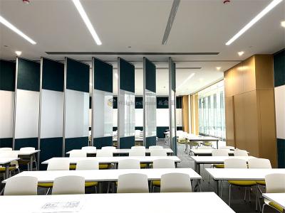 China 2.5-3 Meter Height Mobile Demountable Partition Wall System with Aluminum Frame and 35-45dB Sound Insulation for sale