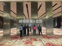 China Manual Operation Dividing Partition Wall with Aluminum Frame and Soundproof Fabric Panel - Custom Sizes Available with Class A Fire Rating for sale