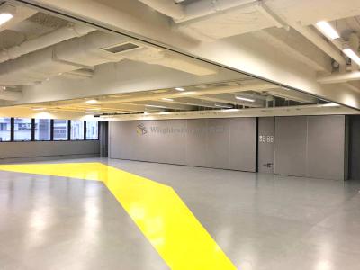 China Wiighirshman 85mm Movable Glass Partition Walls - Customizable Office & Commercial Space Dividers for sale