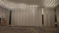 China WiigHirshman Folding Partition Wall 2000-6000mm Height with Double Seal Rubber and Aluminum Track System for sale