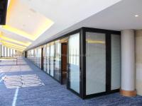China 85mm Movable Glass Partition Walls with Customizable Width and Height for Office & Commercial Spaces for sale