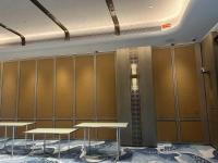 China Foldable Soundproof Partition Wall with Hard Cushion Surface - Modular Aluminum Frame & Class A Fire Rating for sale