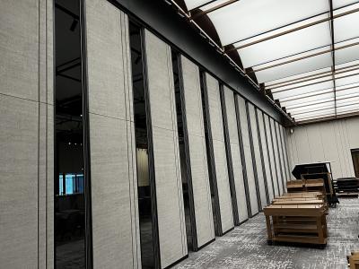 China Foldable Soundproof Partition Wall with Class A Fire Rating and Aluminum Alloy Frame for Hotels and Restaurants for sale