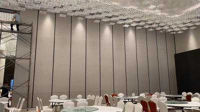 China Banquet Halls Movable Partition Wall with MDF Surface and Up To 43-50dB Soundproofing for sale